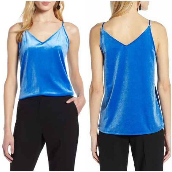 Halogen | Tops | Nwt Holagen Velvet Camisole | Poshmark